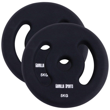 Gorilla Sports Set od 2 gumirana tega 30 mm (2 x 5 kg) ( 101051-00019-0010 )
Teg idealan za trening sa bučicama i šipkama po vašem izboru