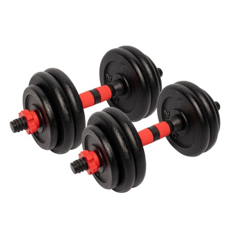 Gorilla Sports Set od 2 podesive bučice od livenog gvožđa 25 mm (25 kg) ( 101186-00002-0029 )
Trening snage nikad nije bio lakši zahvaljujući Gorilla Sports bučicama