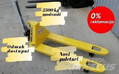 Hyster Gumeni Paletar 2500kg - Odmah Dostupni