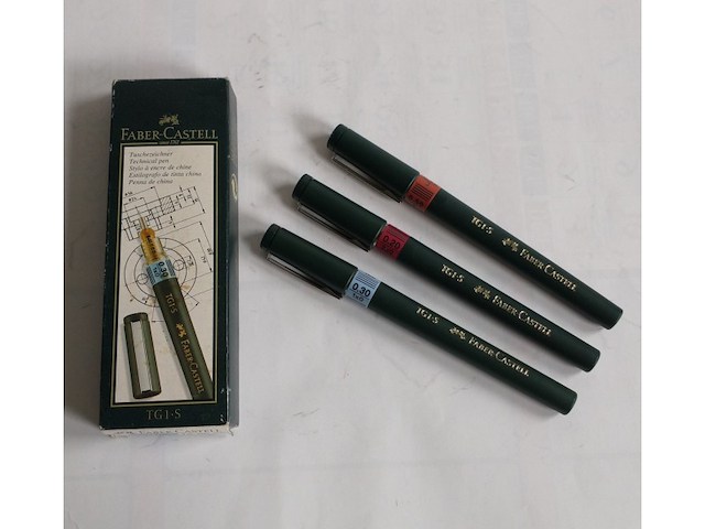 olovke rapidografi FABER-CASTELL TG1-S Made in Germany