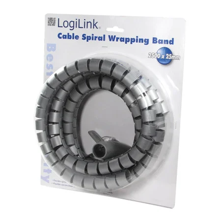 LogiLink spiralni držač za kablove 2.5m x 25mm srebrni ( 1476 )