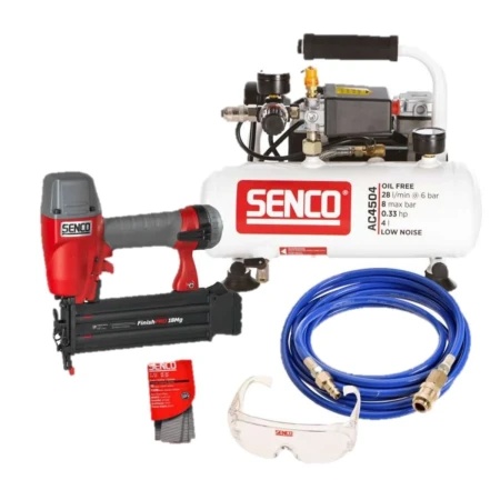 Senco AFN0024KIT set kompresor 4l + FinishPro18Mg pneumatski pištolj za eksere, 16-50mm ( SENCO AFN0024KI )