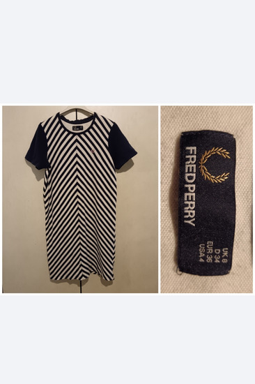 Navy Blue Fred Perry haljina    34