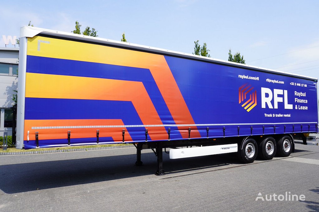 Nova Wielton Curtainsider Standard semi-trailer / SAF / 18 units / year 2023 poluprikolica sa kliznom ceradom