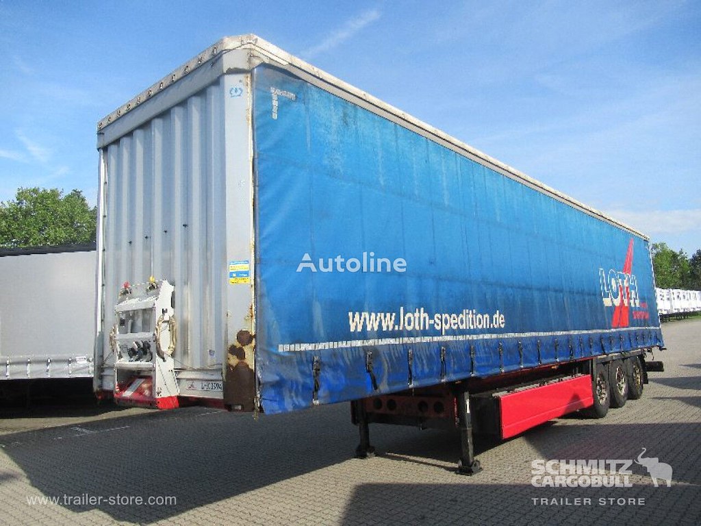 Krone Auflieger Curtainsider Standard Forklift holder poluprikolica sa kliznom ceradom