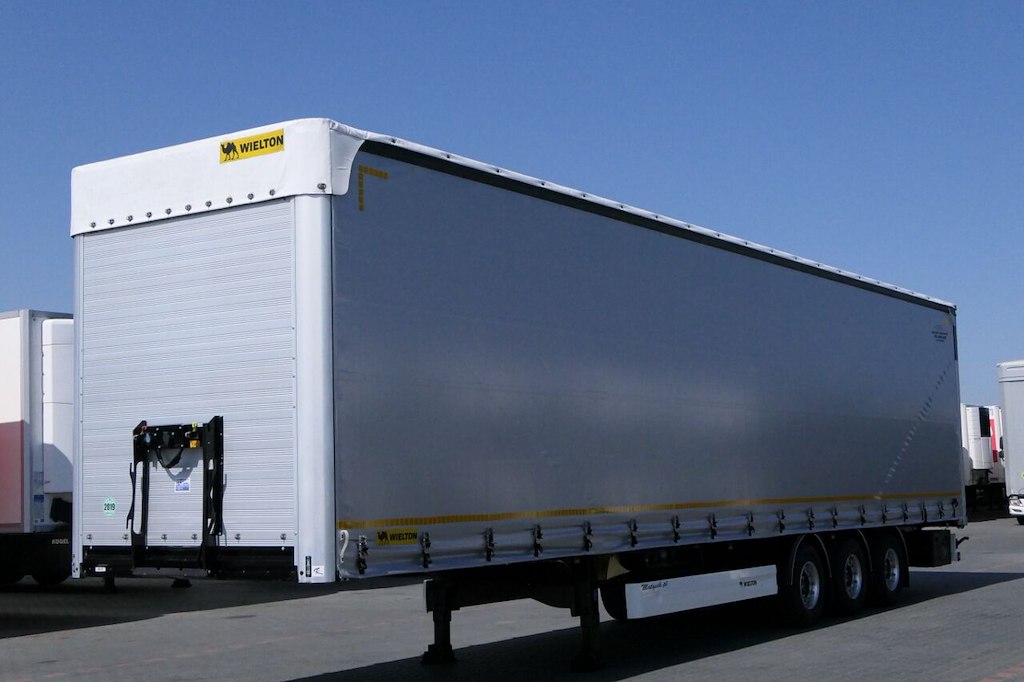 Wielton CURTAINSIDER / MEGA / LIFED AXLE / SAF / LIFTED ROOF / LOW DECK poluprikolica sa kliznom ceradom