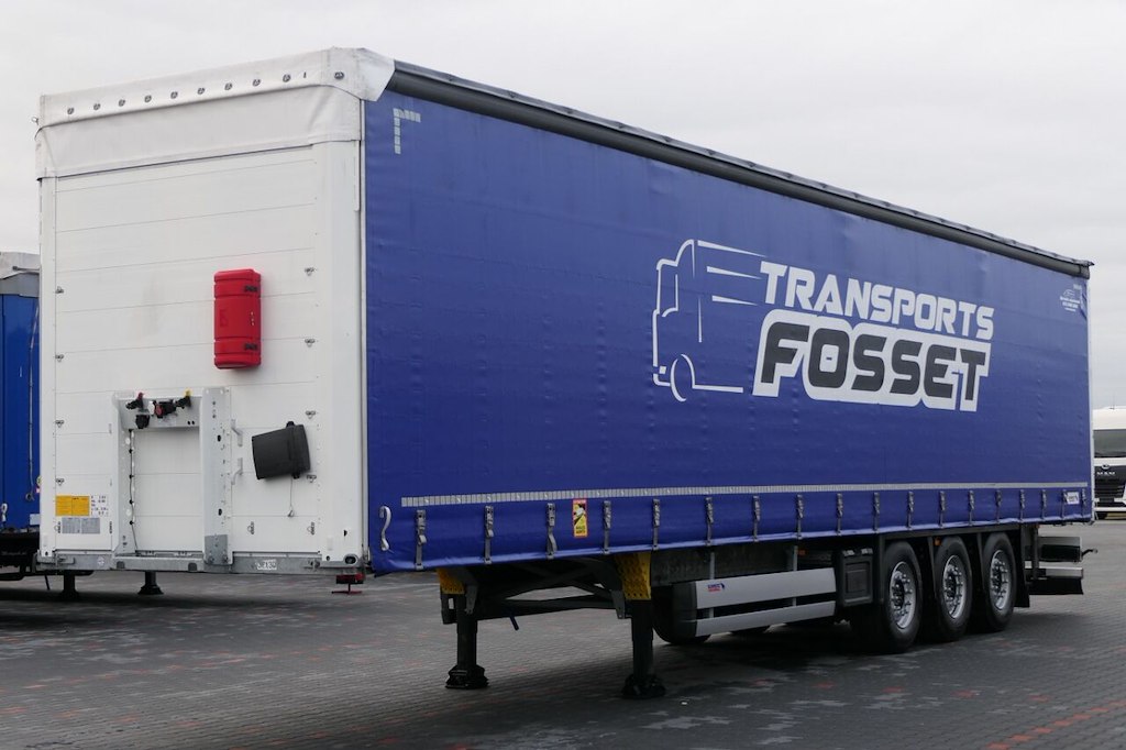 Schmitz Cargobull FIRANKA / MAŁO UŻYWANA / STANDARD  / OŚ PODNOSZONA  / 2022 R poluprikolica sa kliznom ceradom