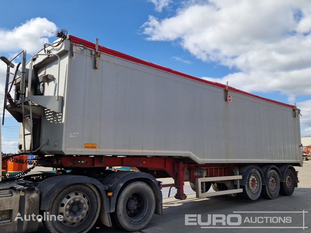 Prodaje se Wilcox Tri Axle Bulk Tipping Trailer, Front Lift, Easy Sheet poluprikolicu kipera na aukciji