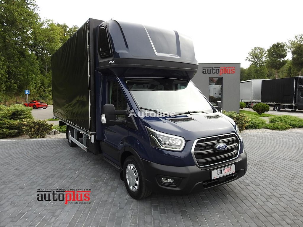 Ford TRANSIT PLANDEKA 10 PALET WEBASTO TEMPOMAT KLIMATYZACJA 160KM [ kamion s ceradom < 3.5t