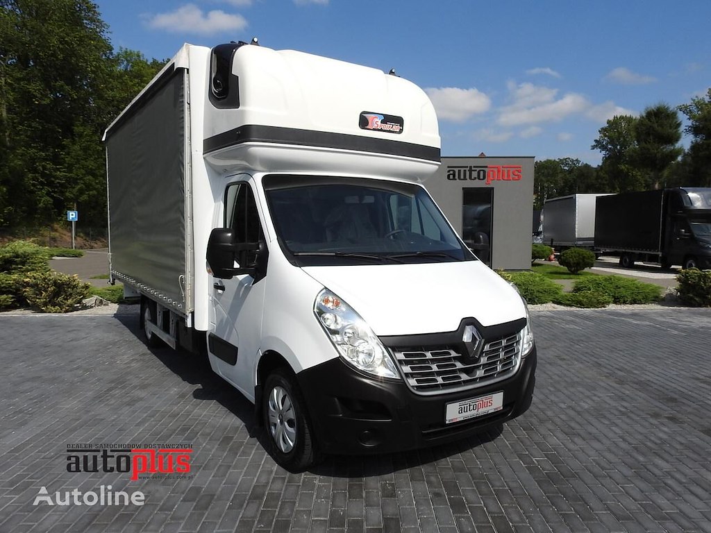 Renault MASTER PLANDEKA 10 PALET WEBASTO TEMPOMAT KLIMATYZACJA PNEUMATYK kamion s ceradom < 3.5t