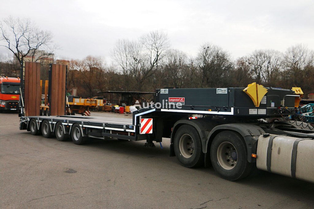 Nova Langendorf SATÜ 40 - 4axle fixed trailer poluprikolica sa niskom platformom