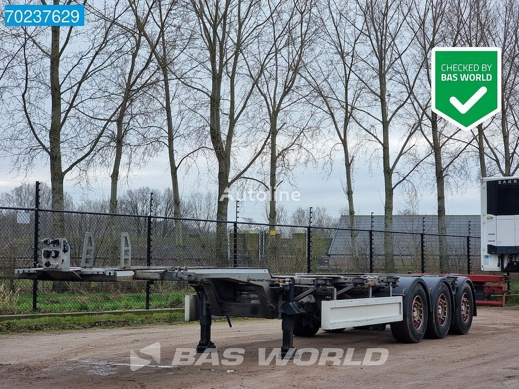 Renders 3DFCST 3 axles NL-Trailer Multi'45ft Liftachse poluprikolica za prevoz kontejnera