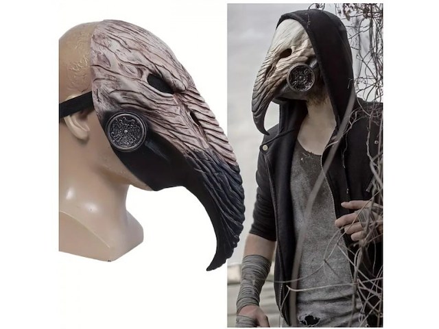 Maska Steampunk Bald Eagle Za Noc Vestica Halloween M1