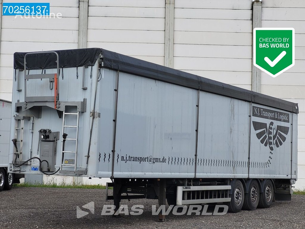 Knapen Trailers K100 10mm 2xLiftachse 89m3 poluprikolica sa pokretnim podom