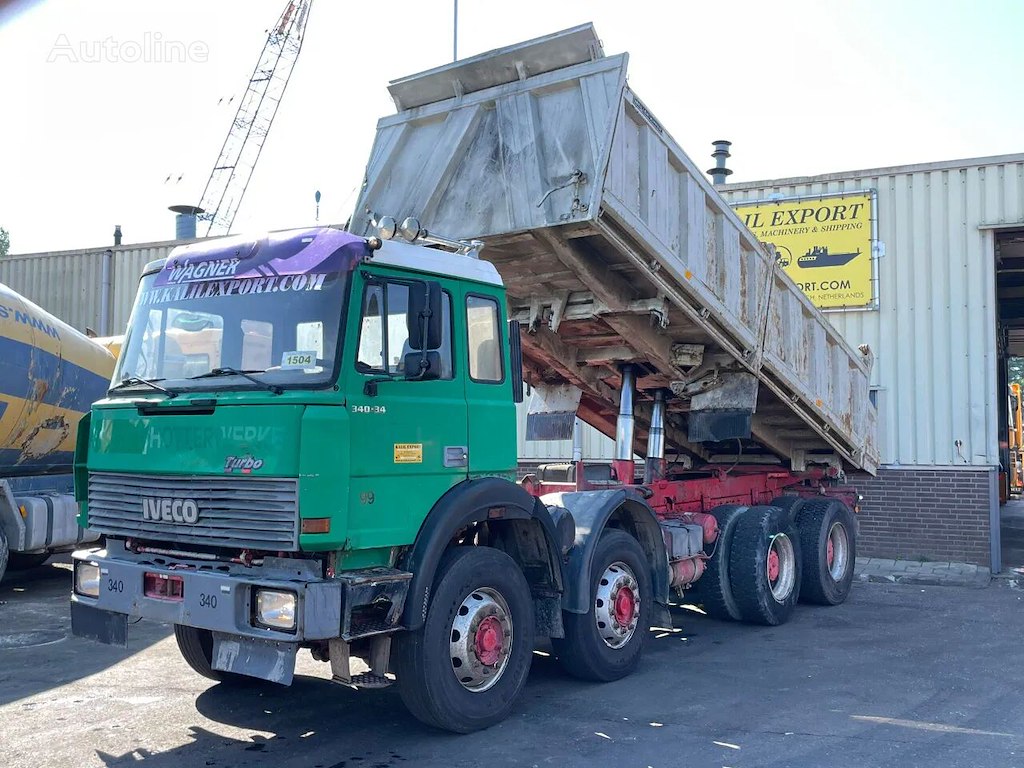 IVECO 340-34 Kipper 8x4 Big Axle's Full Spring Suspension V8 Manuel Ge kiper