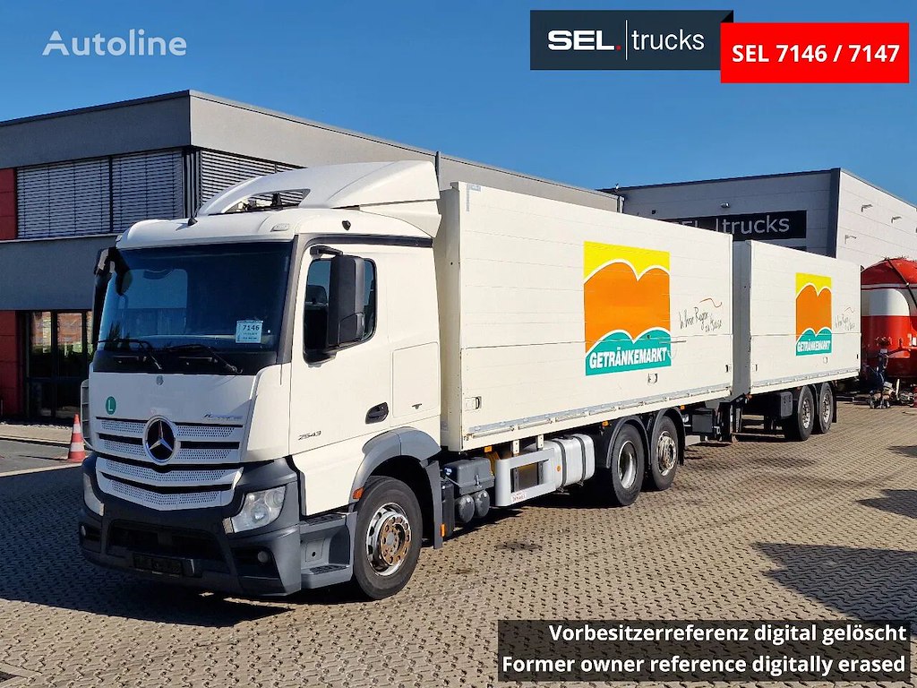 Mercedes-Benz Actros 2543 Retarder / Lenkachse / Liftachse kamion furgon + prikolica furgon