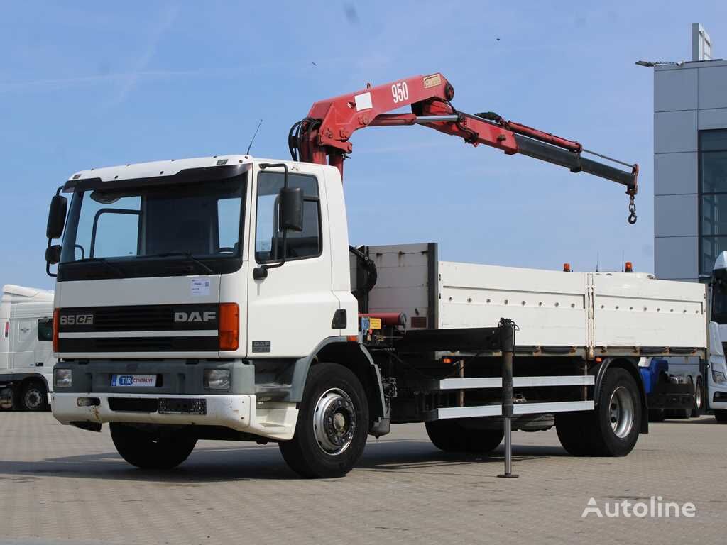 DAF CF 240, HYDRAULIC ARM kamion s ravnom platformom