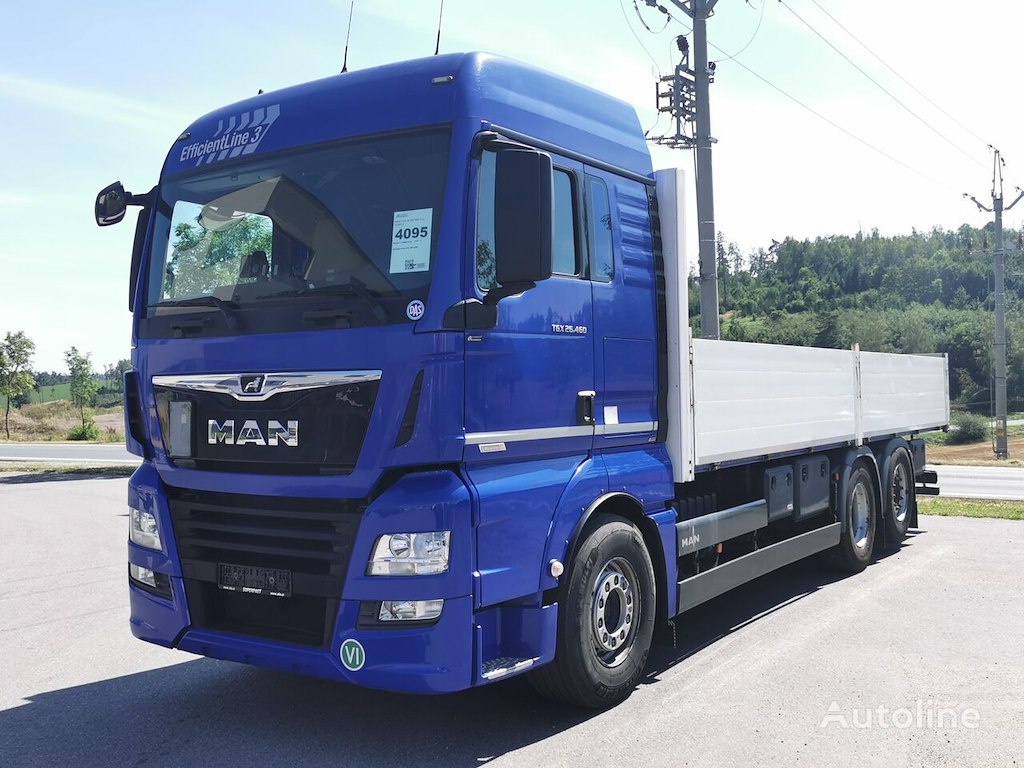 MAN TGX 26.460 6X2-4 LL EURO 6 kamion s ravnom platformom