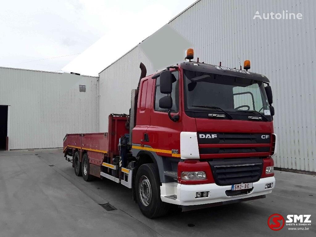 DAF 85 CF 410 6x4 lames kamion s ravnom platformom