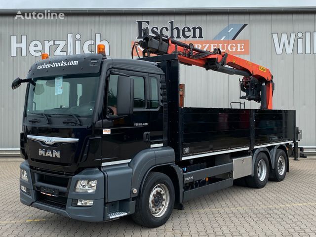 MAN TGS 26.400 6x2-4|Palfinger PK21001*Lift-Lenk*AHK kamion s ravnom platformom