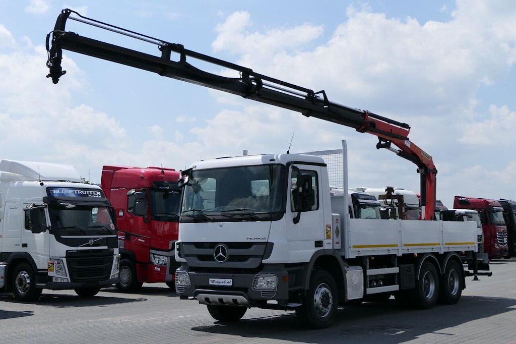 Mercedes-Benz ACTROS 2636 kamion s ravnom platformom