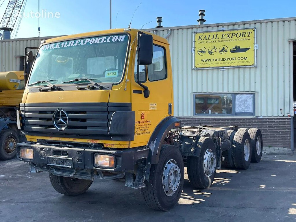 Mercedes-Benz 3229 Chassis 8x4 V8 Big Axle's Full Spring Good Condition kamion šasija