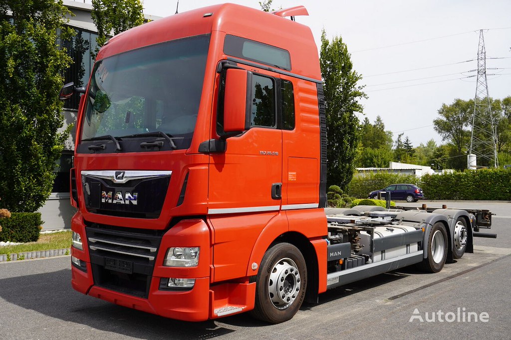 MAN TGX 26.510 E6 6×2 / BDF / 2020 / LOW DECK kamion šasija