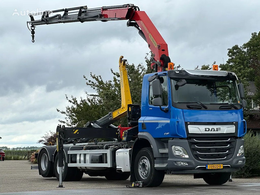 DAF CF 410 !!6X2 KRAAN/HAAK!!TOP!!2021 ZERO EMISSIE 2030!! 96tkm!! kamion rol kiper