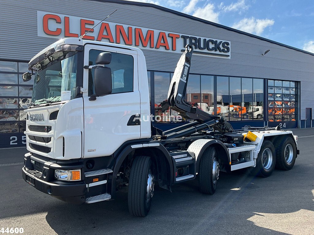 Scania G 440 8x4 Full Steel Manual Euro 6 Multilift 26 Ton haakarmsyste kamion rol kiper