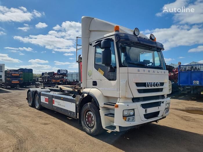 IVECO STRALIS 260 S 33 6X2 HOOKLIFT LPG kamion rol kiper