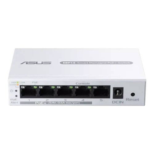 Asus ExpertWiFi EBP15 - 5-Port GbE Smart Managed PoE+ Switch