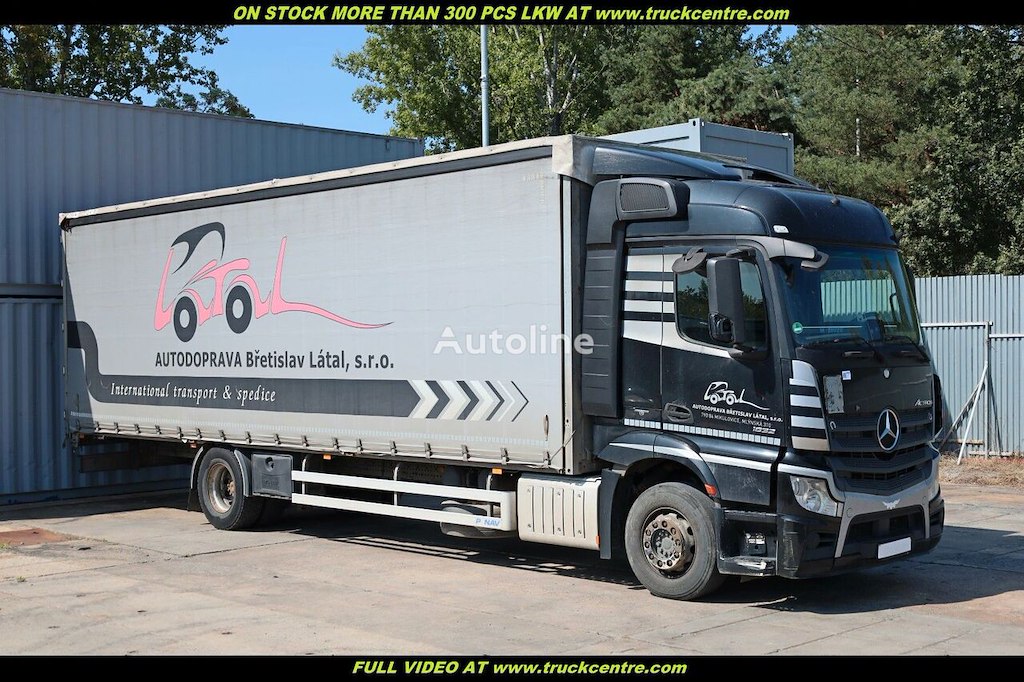 Mercedes-Benz ACTROS 1832 L, EURO 6, 23 PALLETS kamion sa klizna zavesa cerada