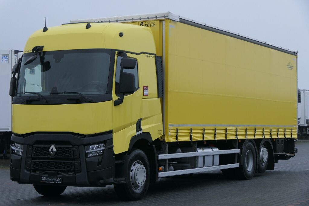 Renault T 460 / CURTAINSIDER - 60 M3 / 6X2 / L: 9,15 M / NEW MODEL / NAV kamion sa klizna zavesa cerada