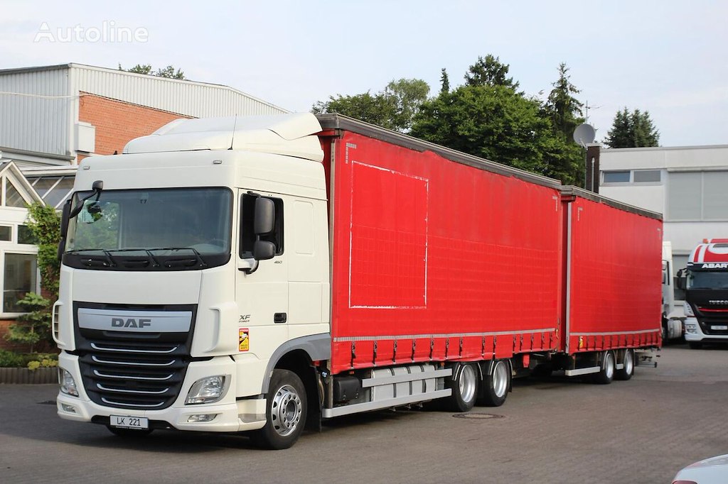 DAF XF 460 E6/ Jumbo/ 2 Tank / 2 Liegen/ Zug 120m³ kamion s ceradom