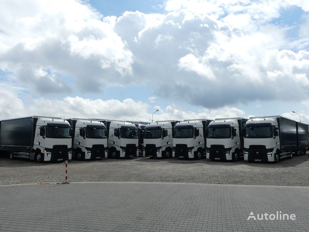 Renault T440 13L / ZESTAW PRZESTRZENNY PRZEJAZDOWY / JAK NOWY / kamion s ceradom + prikolica sa ceradom