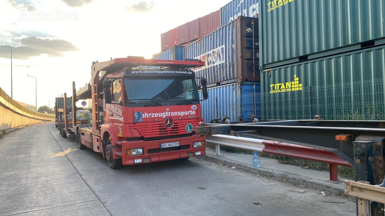 Mercedes-Benz atego 1828 autotransporter + prikolica autotransportera