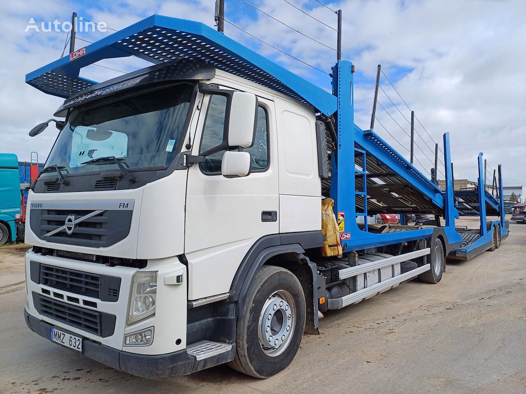 Volvo FM autotransporter + prikolica autotransportera