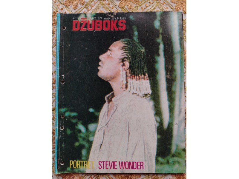 DZUBOKS BROJ 77 - 7 decembar 1979 - STEVE WONDER