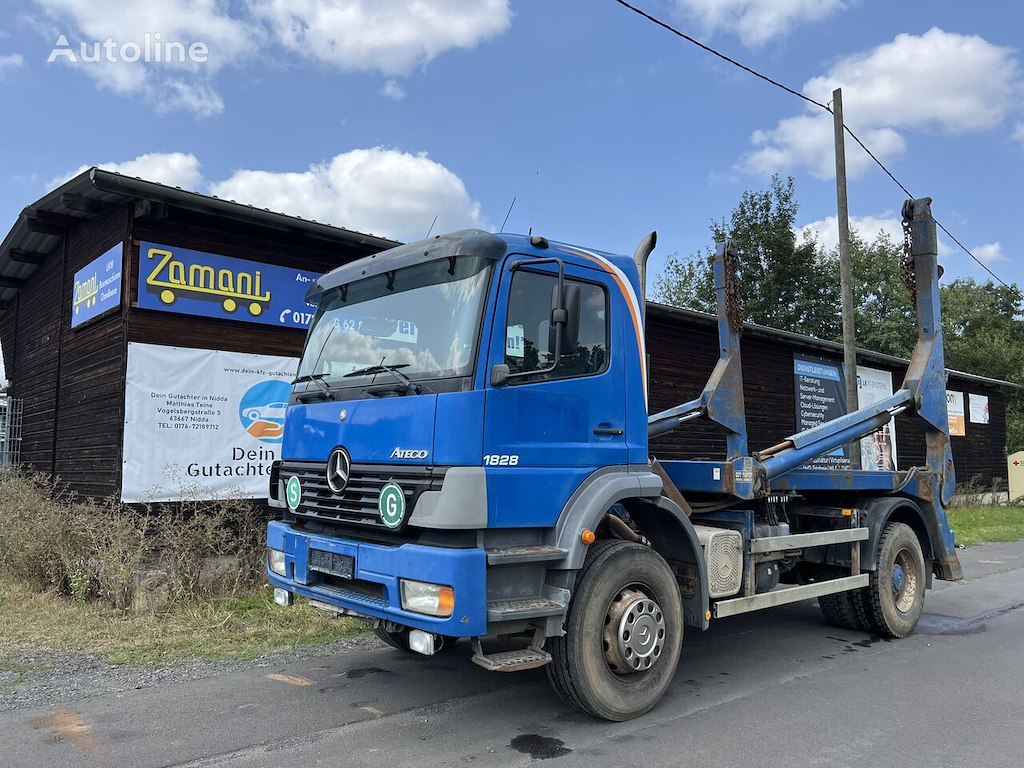 Mercedes-Benz Atego 1828 MP1 BLATT-BLATT/MOTORBREMSE kamion autopodizač kontejnera