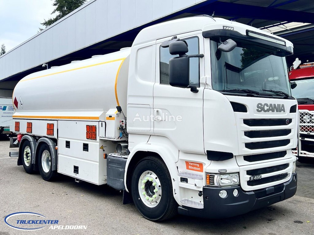 Scania R490 20600 Liter ADR, Retarder, 6x2 autocisterna