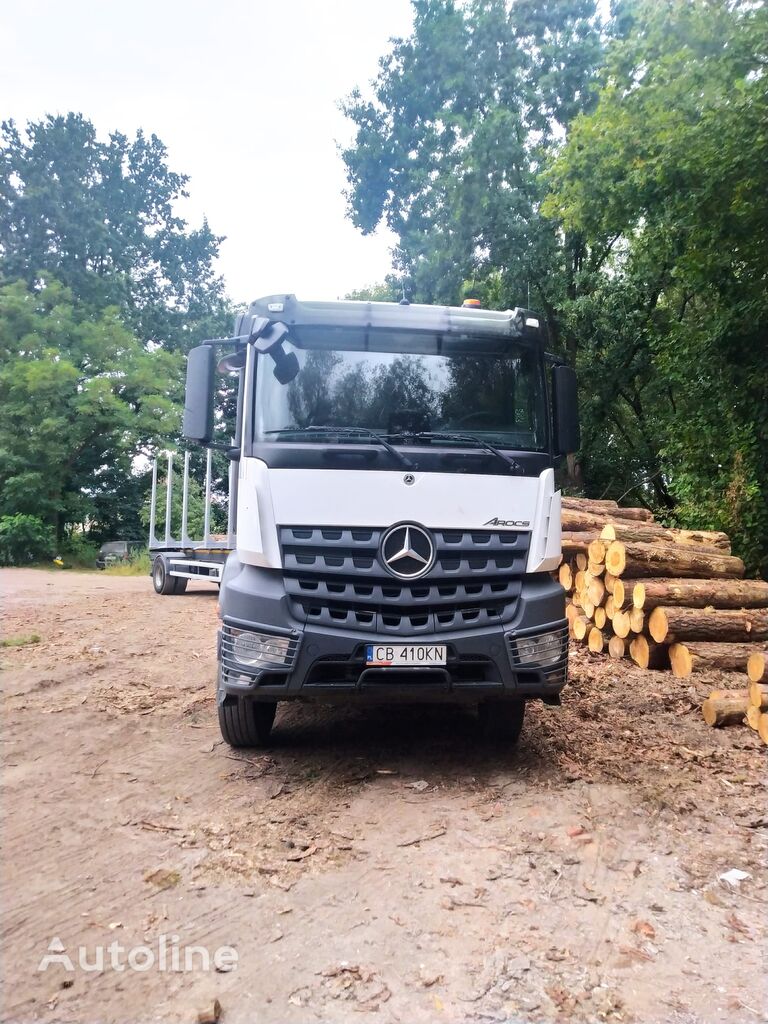 Mercedes-Benz Arocs 2651 kamion za prevoz drva + šumarska prikolica