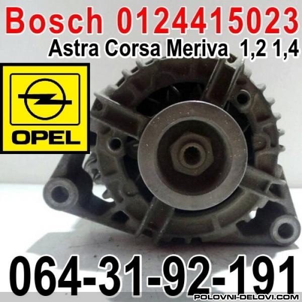 ALTERNATOR Opel Astra Corsa Meriva