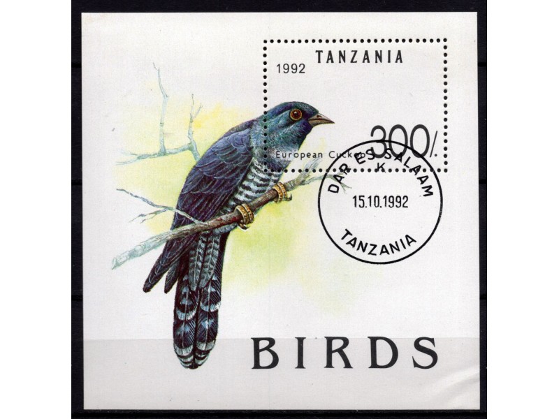 Tanzania 1992. Blok br. 190, Fauna, Ptice