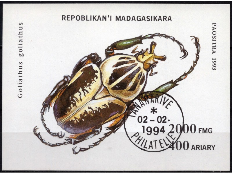 Madagaskar 1994. Blok br. 254, Fauna