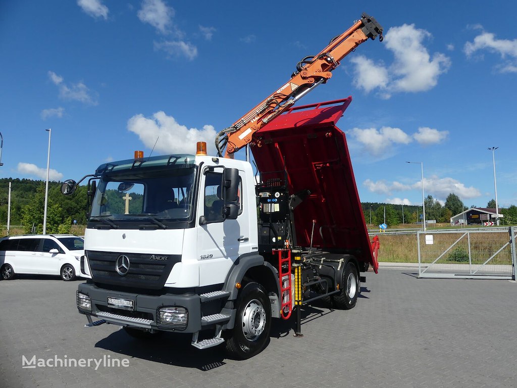 Mercedes-Benz AXOR 1829 / WYWROTKA 2- STRONNA + HDS ATLAS / HYDRO BURTA / DŹWI pokretna dizalica