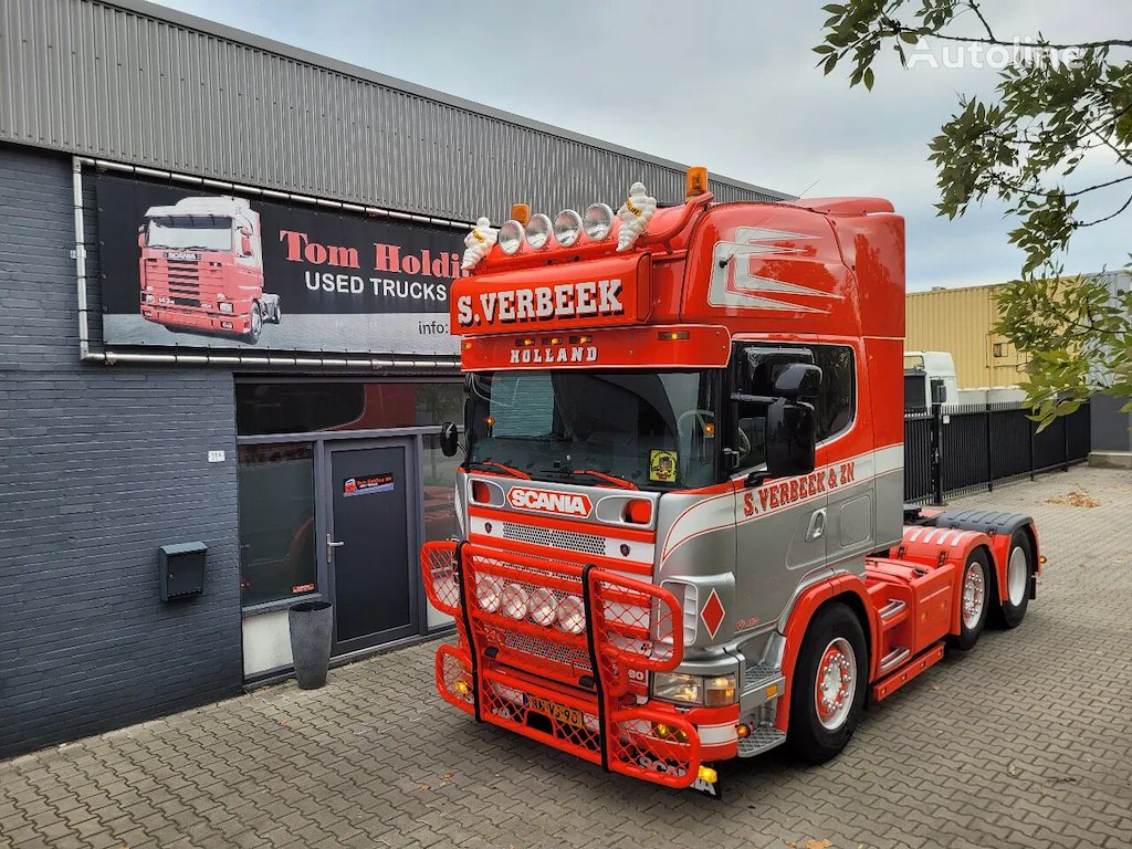 Scania R164-480 V8 LA6X2/4NA topline topcondition show truck tegljač