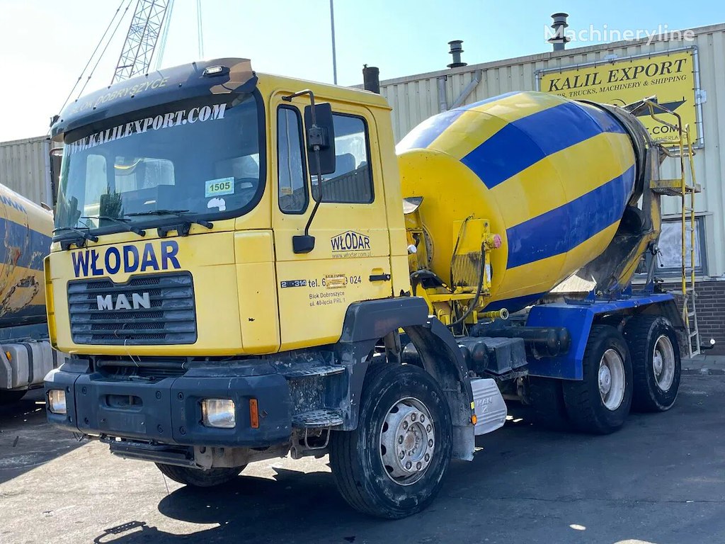 MAN 28.314 Concrete Mixer 6x4 Full Steel Suspension ZF Good Conditio kamion s mešalicom za beton