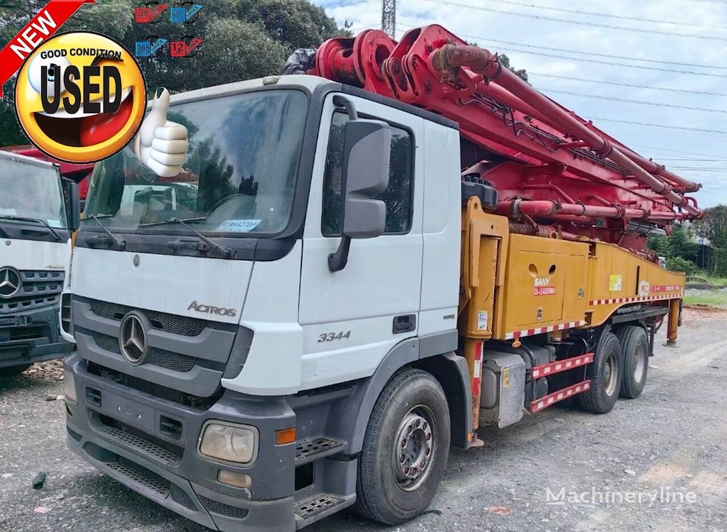 Sany sany 49mts na šasiji Mercedes-Benz pumpa za beton