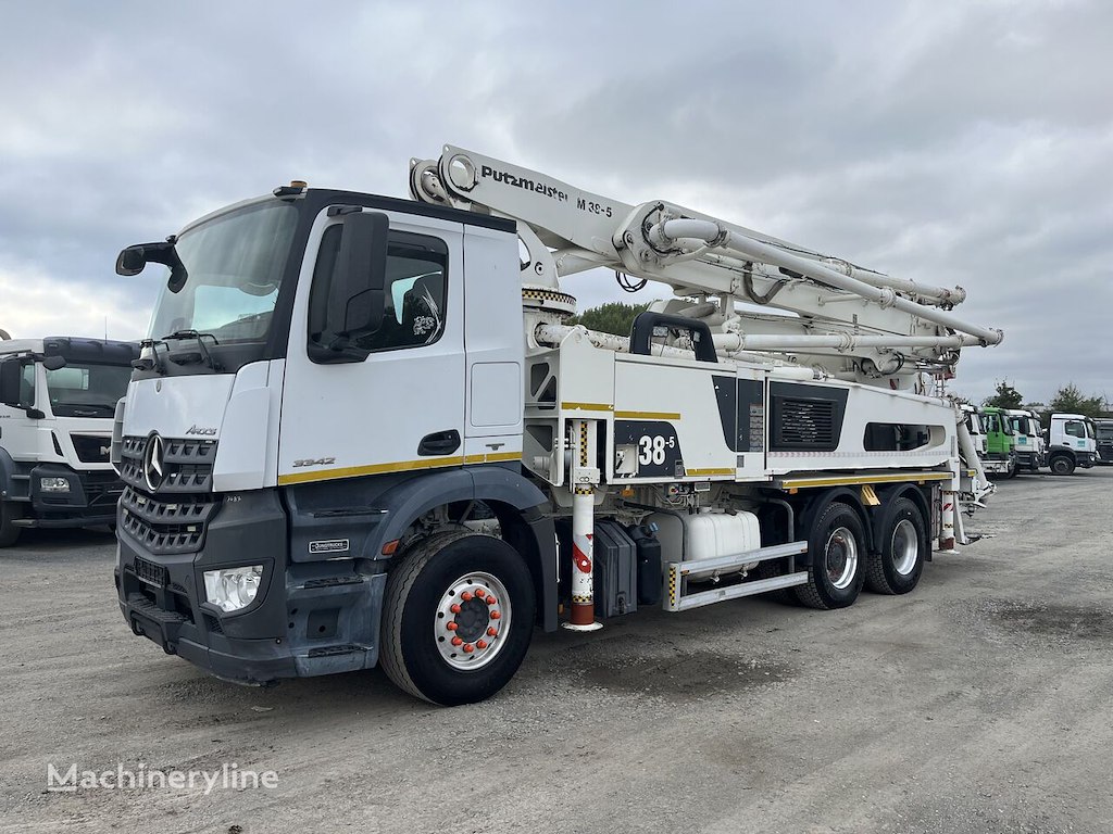 Putzmeister BSF38-5.16 H na šasiji Mercedes-Benz Arocs 3342 Putzmeister 38m pumpa za beton