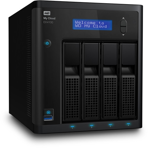 WD MY CLOUD EXPERT SERIES 8TB EX4100 4-BAY NAS SERVER (2 X 4TB)